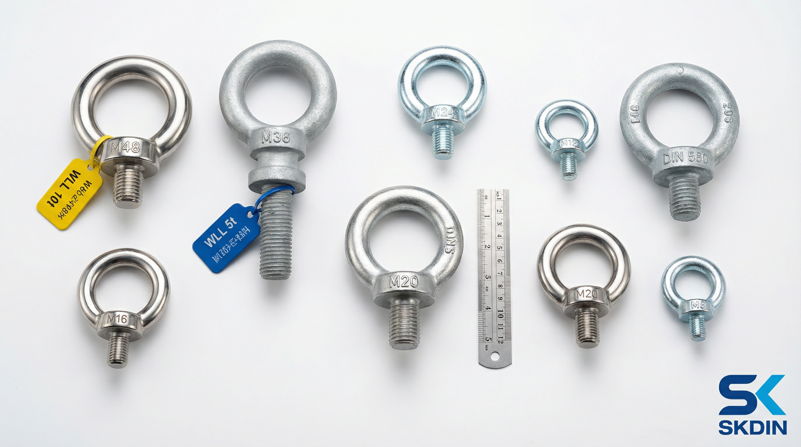 Eye Bolts Complete Guide: Types, WLL, Load Angles & Safe Selection ...