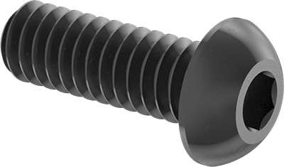 91306A284 | Steel Button Head Hex-Drive Screws | SKDIN